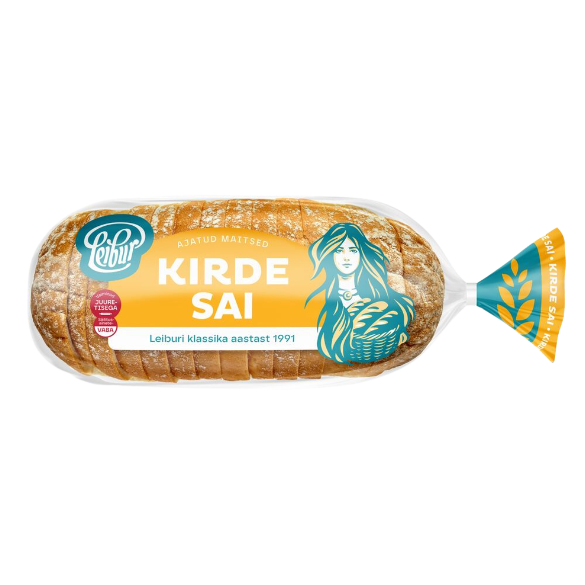 LEIBUR KIRDE SAI koillisvehnäleipä 300g (viipaloitu) | Baltia Market